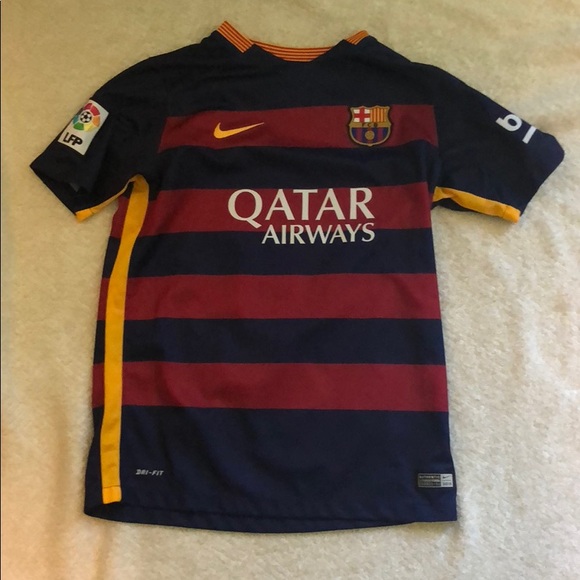 Nike | Shirts & Tops | 617 Fc Barcelona Neymar Jr Kit | Poshmark